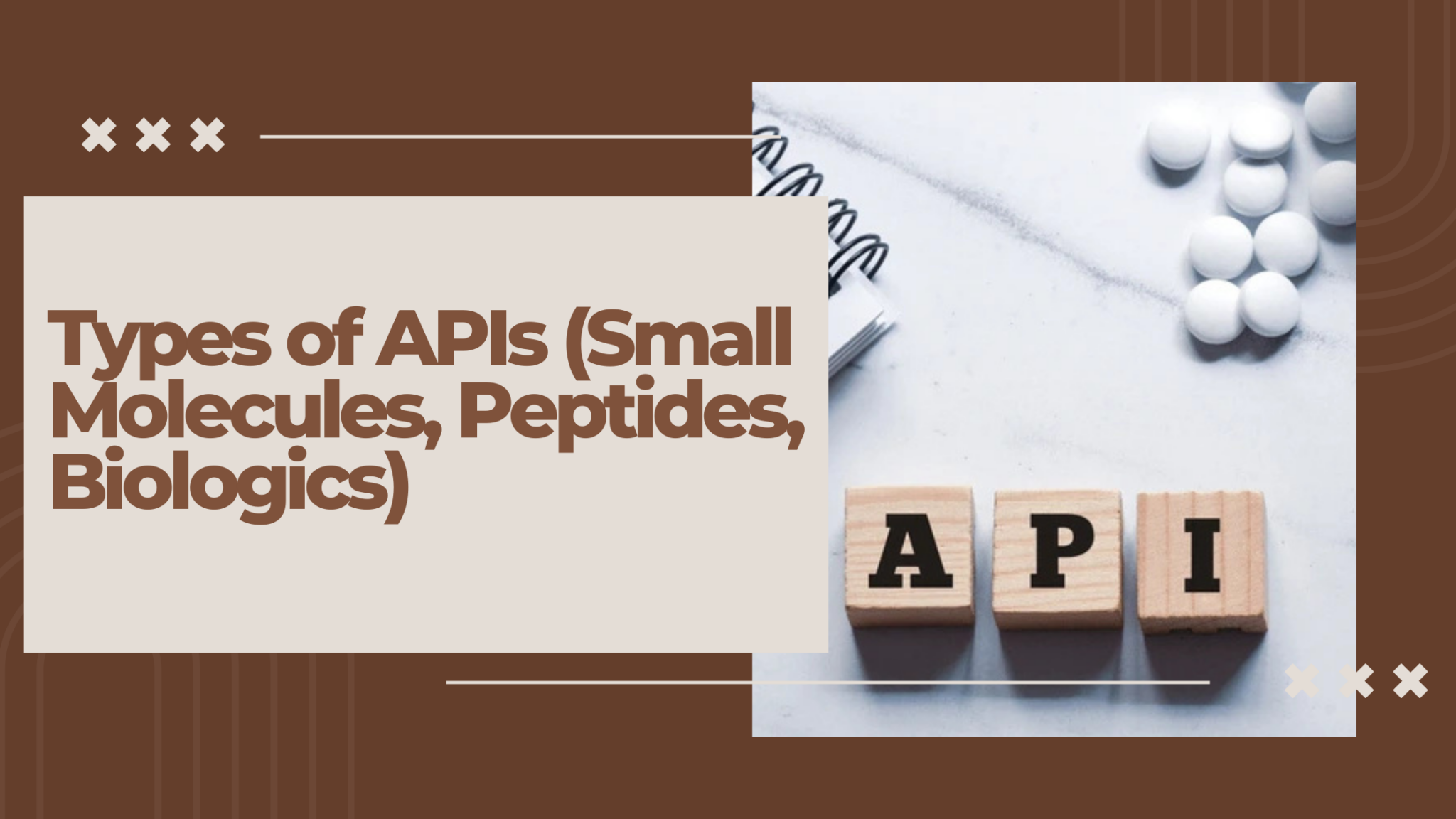 Types of APIs (Small Molecules, Peptides, Biologics) - Biosynth