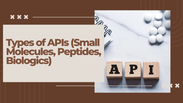 Types of APIs (Small Molecules, Peptides, Biologics) - Biosynth